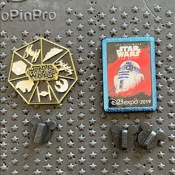 Jewelry | Disney Star Wars Vehicle Spinner And D23 Expo R2d2 Le 2pin ...